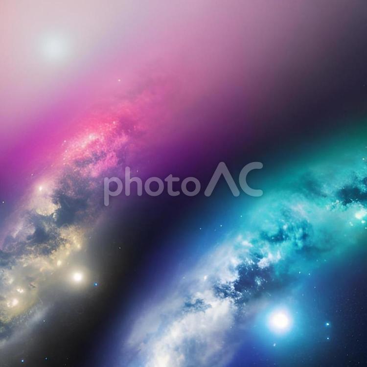 色鮮やかな宇宙の星々のイメージ No 29225500|写真素材なら「写真ac」無料(フリー)ダウンロードok