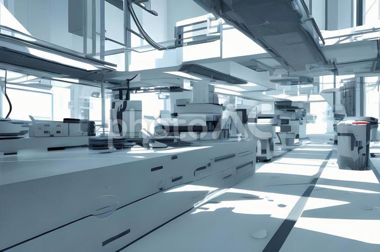 近未来の研究室 - No: 25665560｜写真素材なら「写真AC」無料（フリー）ダウンロードOK