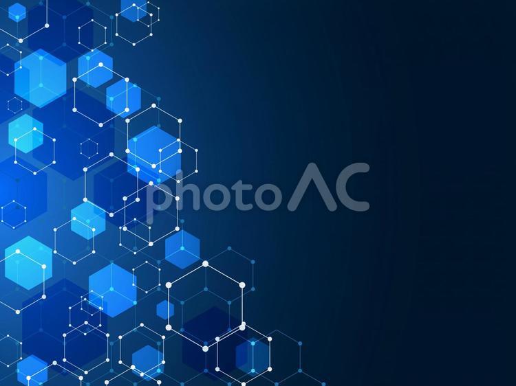 六角形の背景 青 No 2376517｜写真素材なら「写真ac」無料（フリー）ダウンロードok