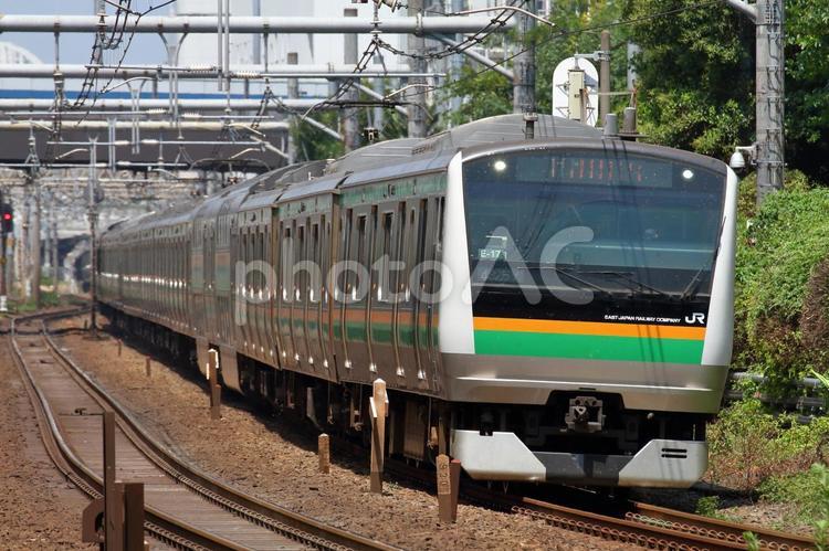 JR湘南新宿ライン、E233系 - No: 33407274｜写真素材なら「写真AC」無料（フリー）ダウンロードOK