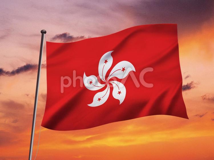 香港の国旗イメージ - No: 2417181｜写真素材なら「写真AC」無料（フリー）ダウンロードOK