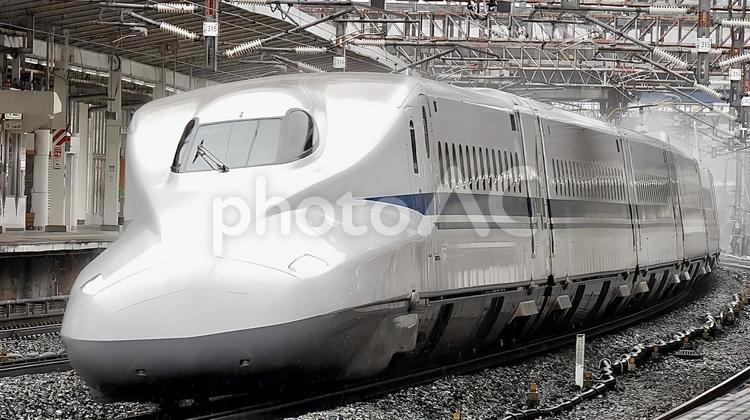 東海道新幹線N700A 米原駅にて3 - No: 32203495｜写真素材なら「写真AC」無料（フリー）ダウンロードOK